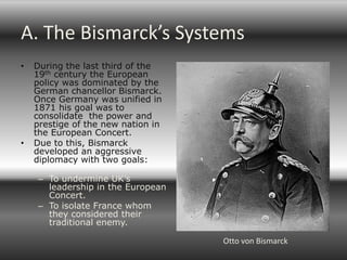 First world war and the Bismarck Systems | PPT