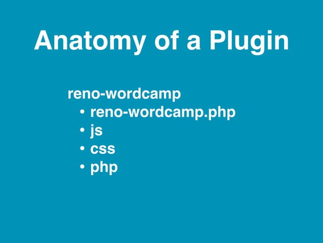 Creating Your First Wordpress Plugin Ppt