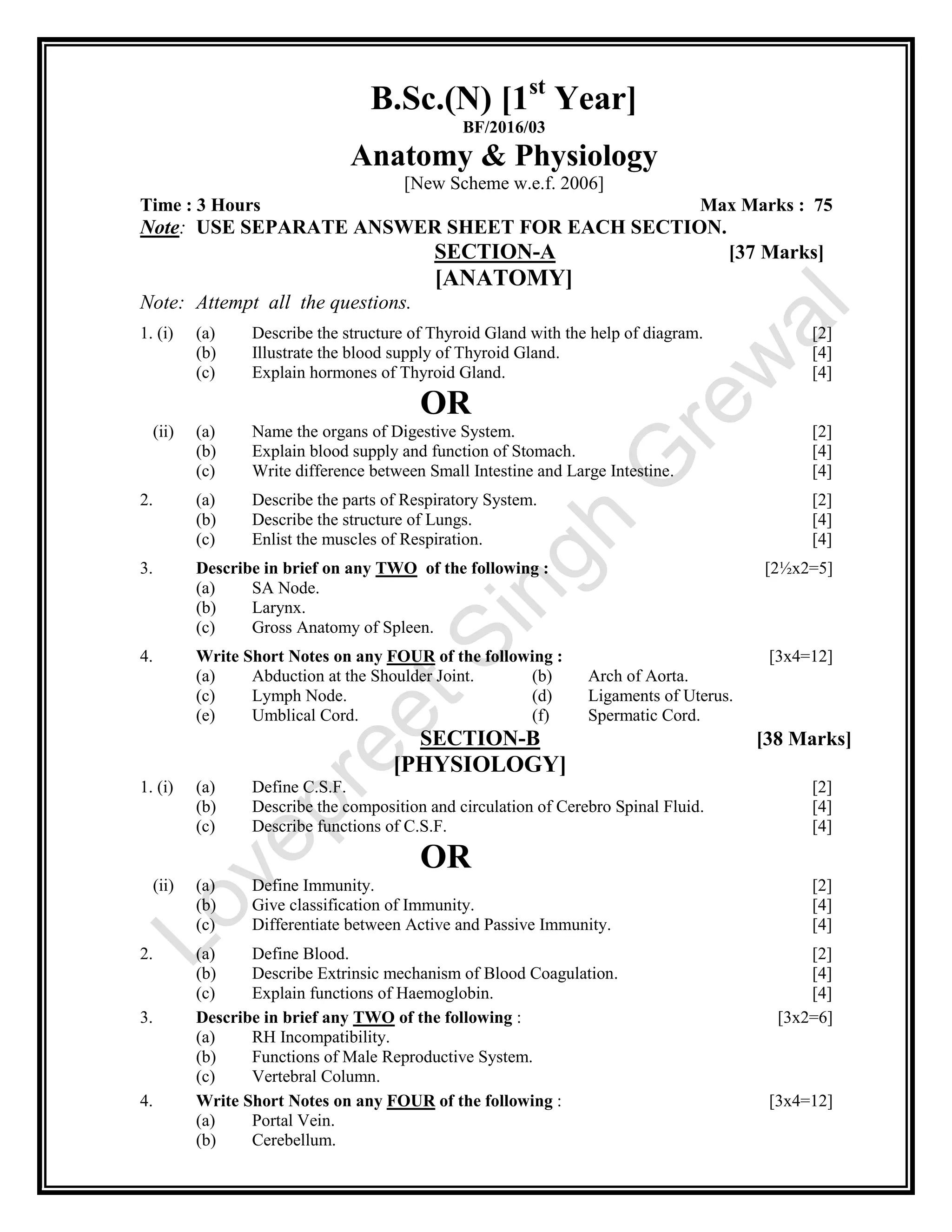 previous year question paper for B.Sc Nursing -.pdf