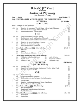 previous year question paper for B.Sc Nursing -.pdf