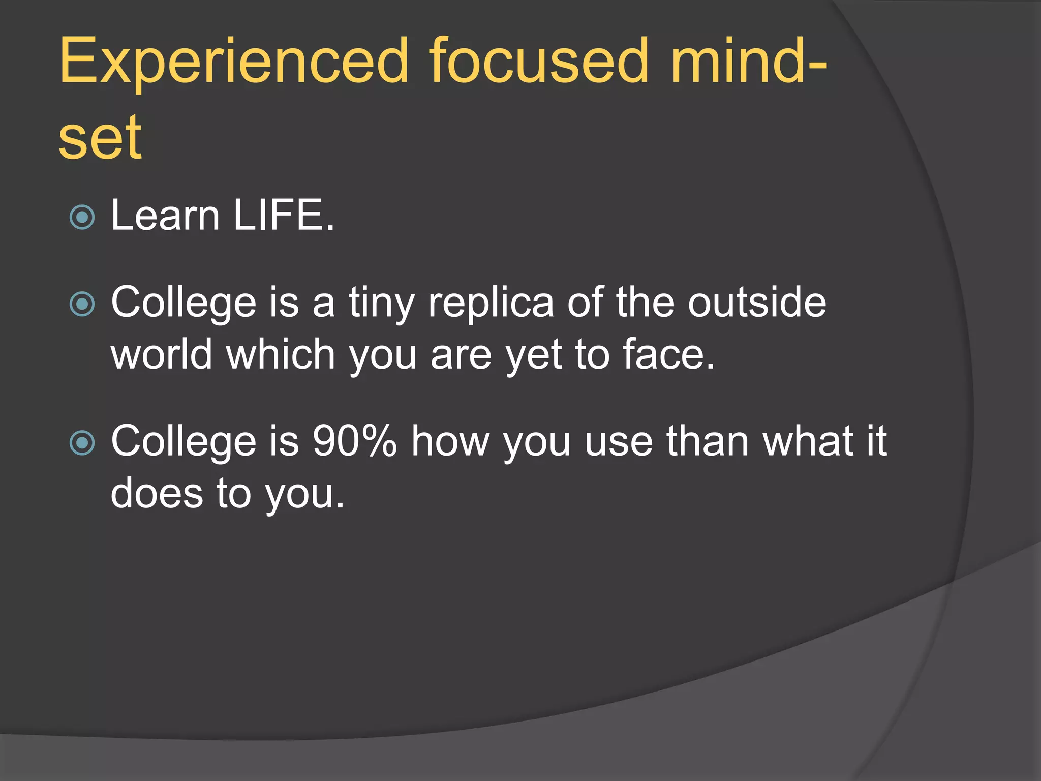 Orientation Program for Freshers at college by http://www.tagsoftskills.com/ | PPTX