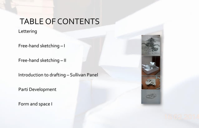 First year portfolio | PDF