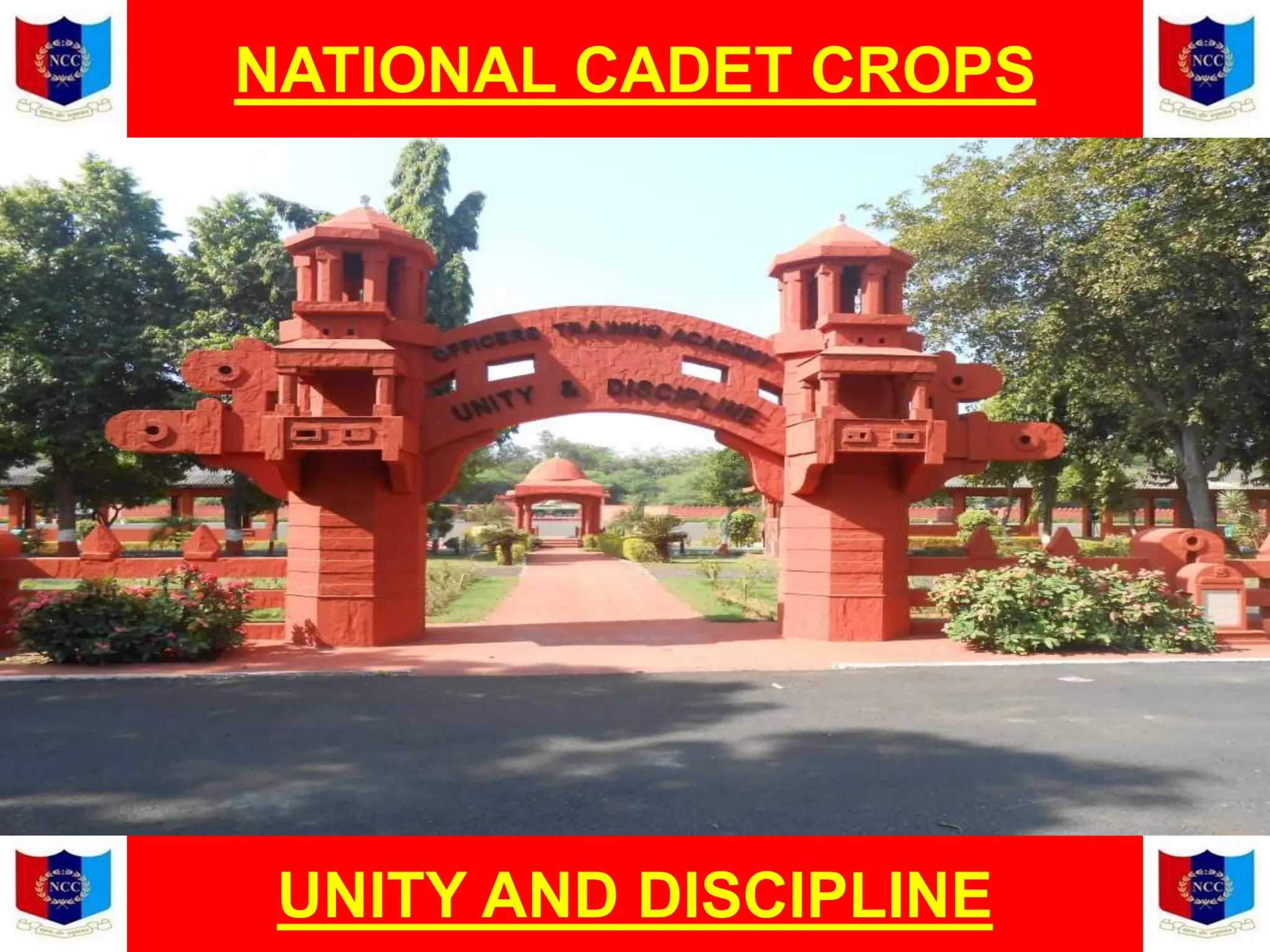 NCC PRESENTATION to first year cadets intro | PPTX