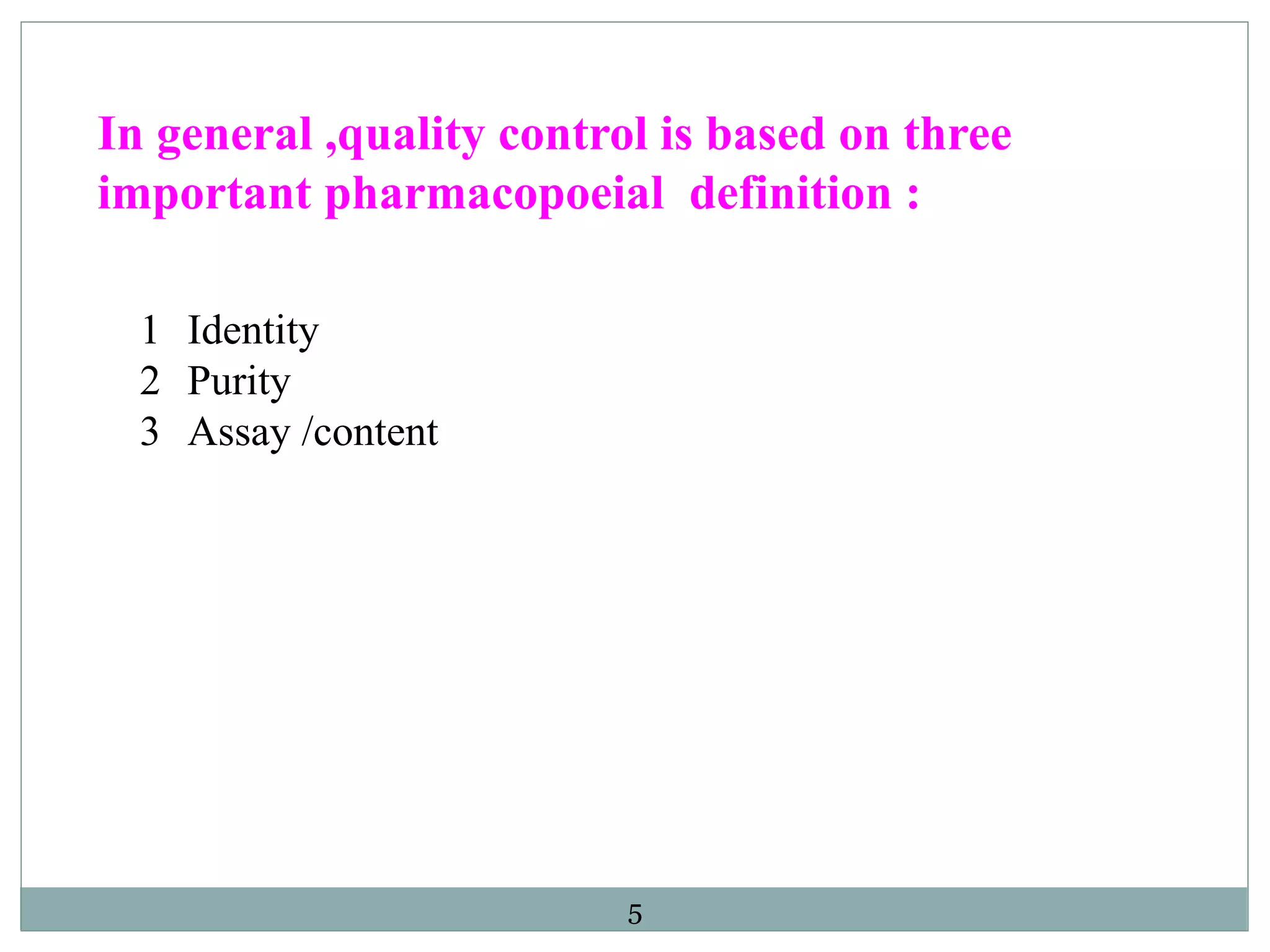 quality control of herbal drugs | PPTX