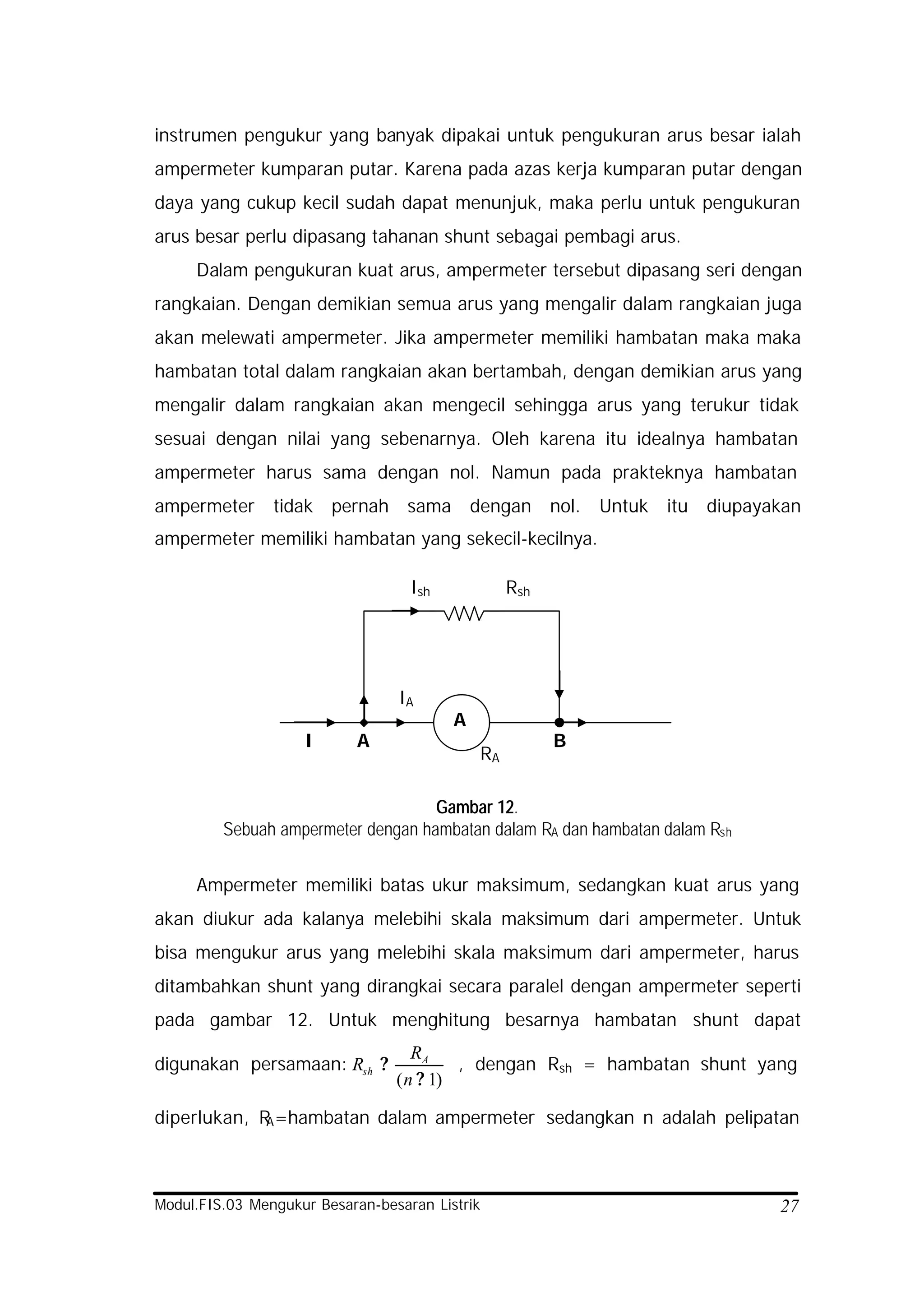 Fis 03-pembacaan-besar-besaran-listrik | PDF