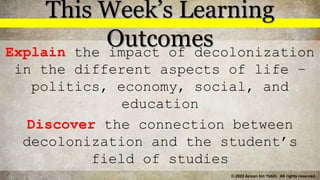 FIS 09 - Decolonization.pptx | Education