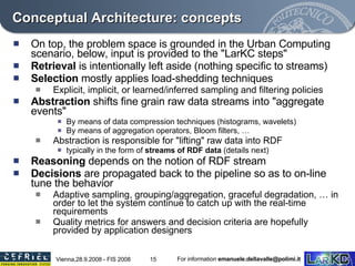 A First Step Towards Stream Reasoning at FIS 2008 | PPT