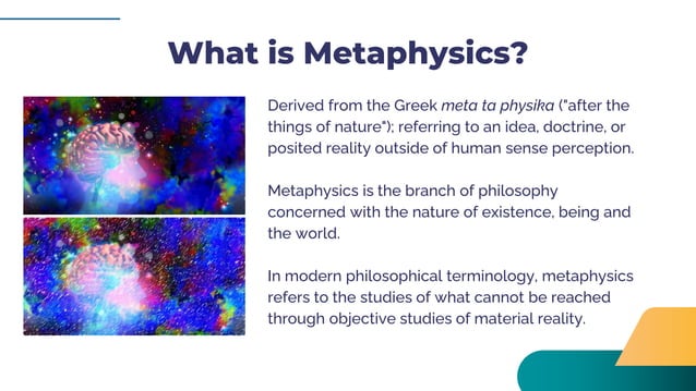 Falsafah dan Isu Semasa (ENGLISH) - Metaphysics | PDF
