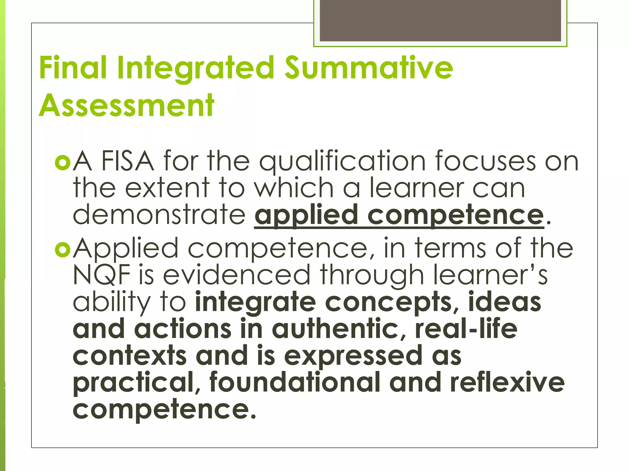 Final Integrated Summative Assessment | PDF
