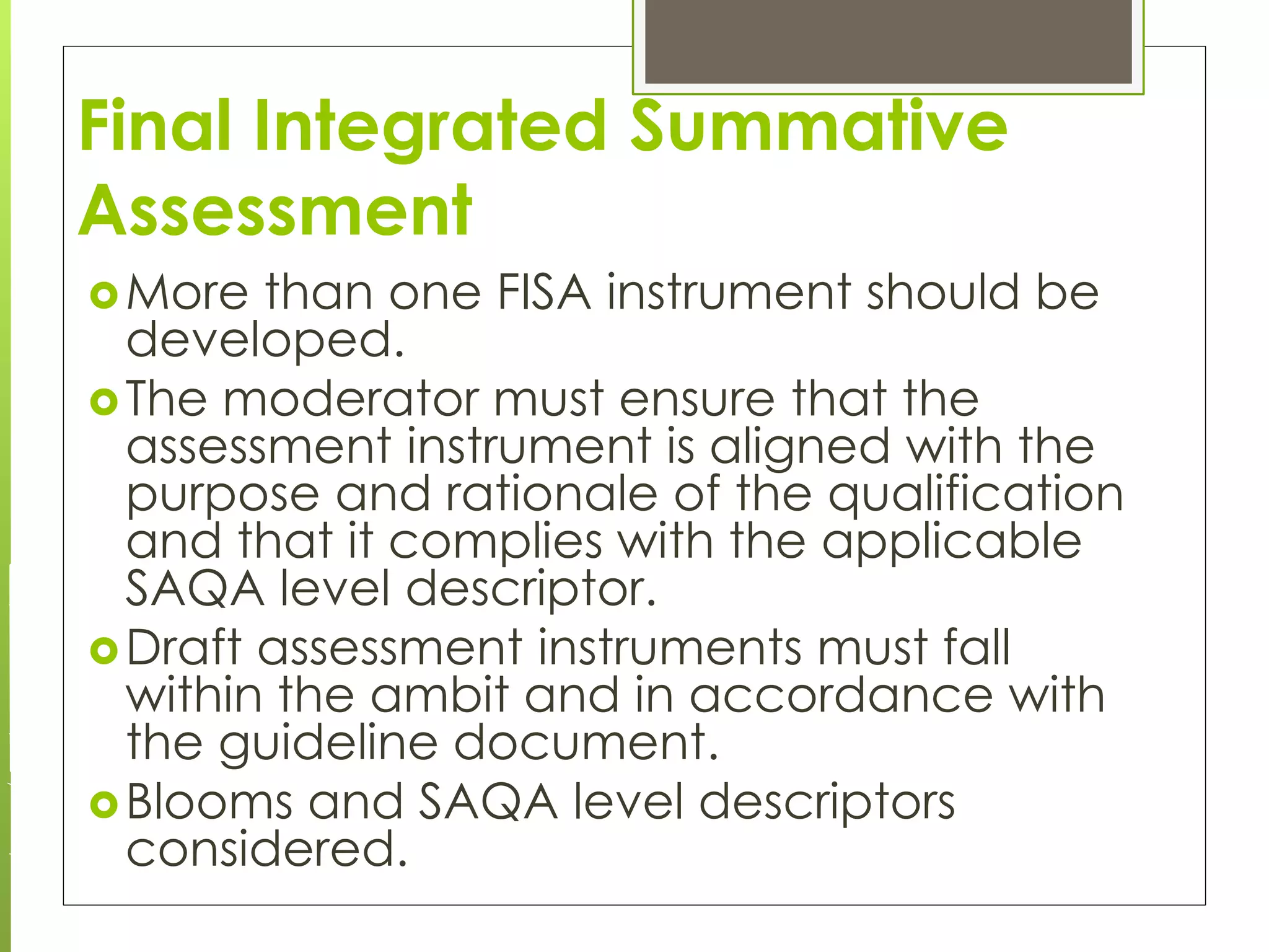 Final Integrated Summative Assessment | PDF