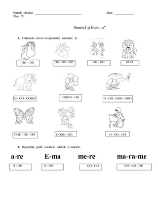 Fisa de citit A-E | DOCX