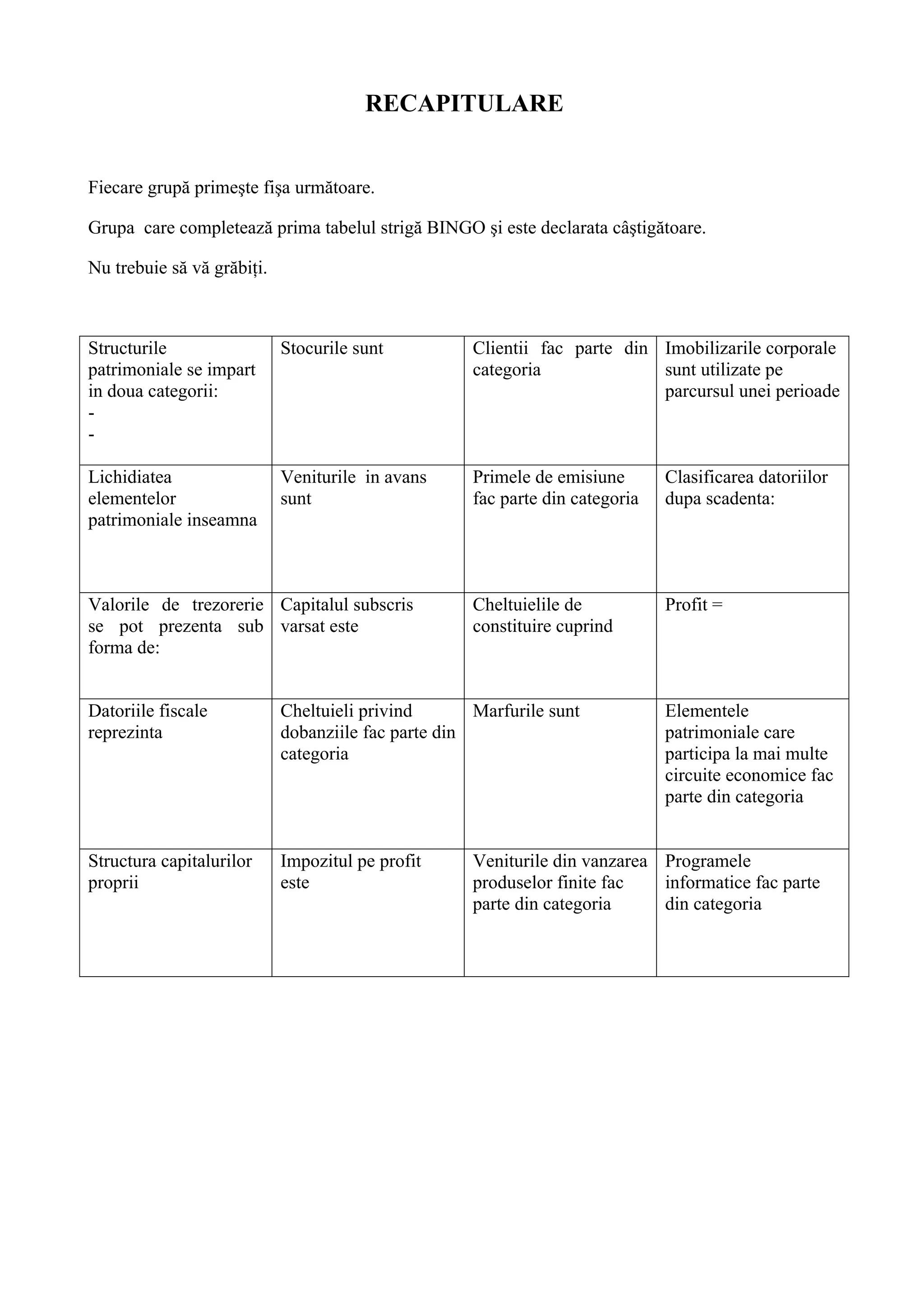 Fisa de lucru Bazele contabilitatii.docx