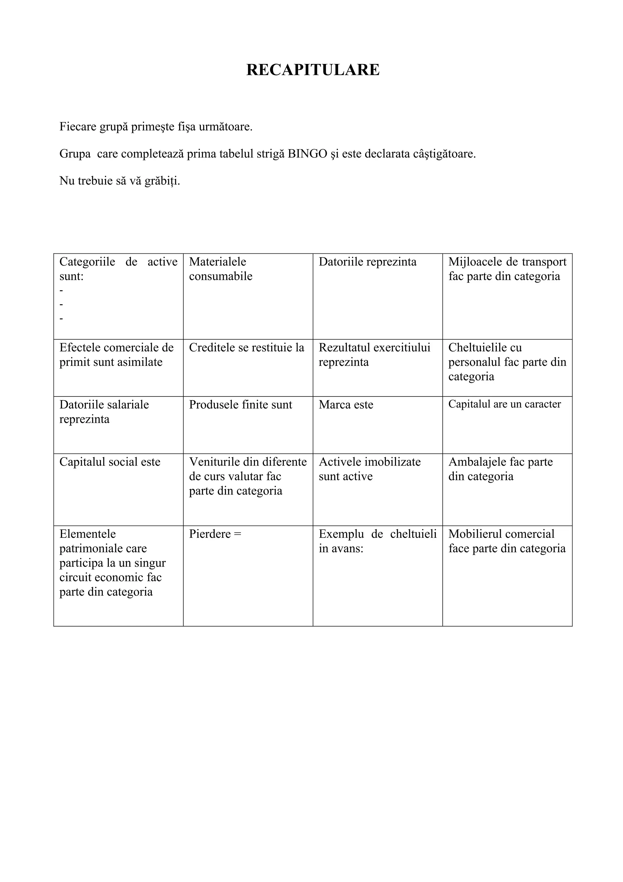 Fisa de lucru Bazele contabilitatii.docx