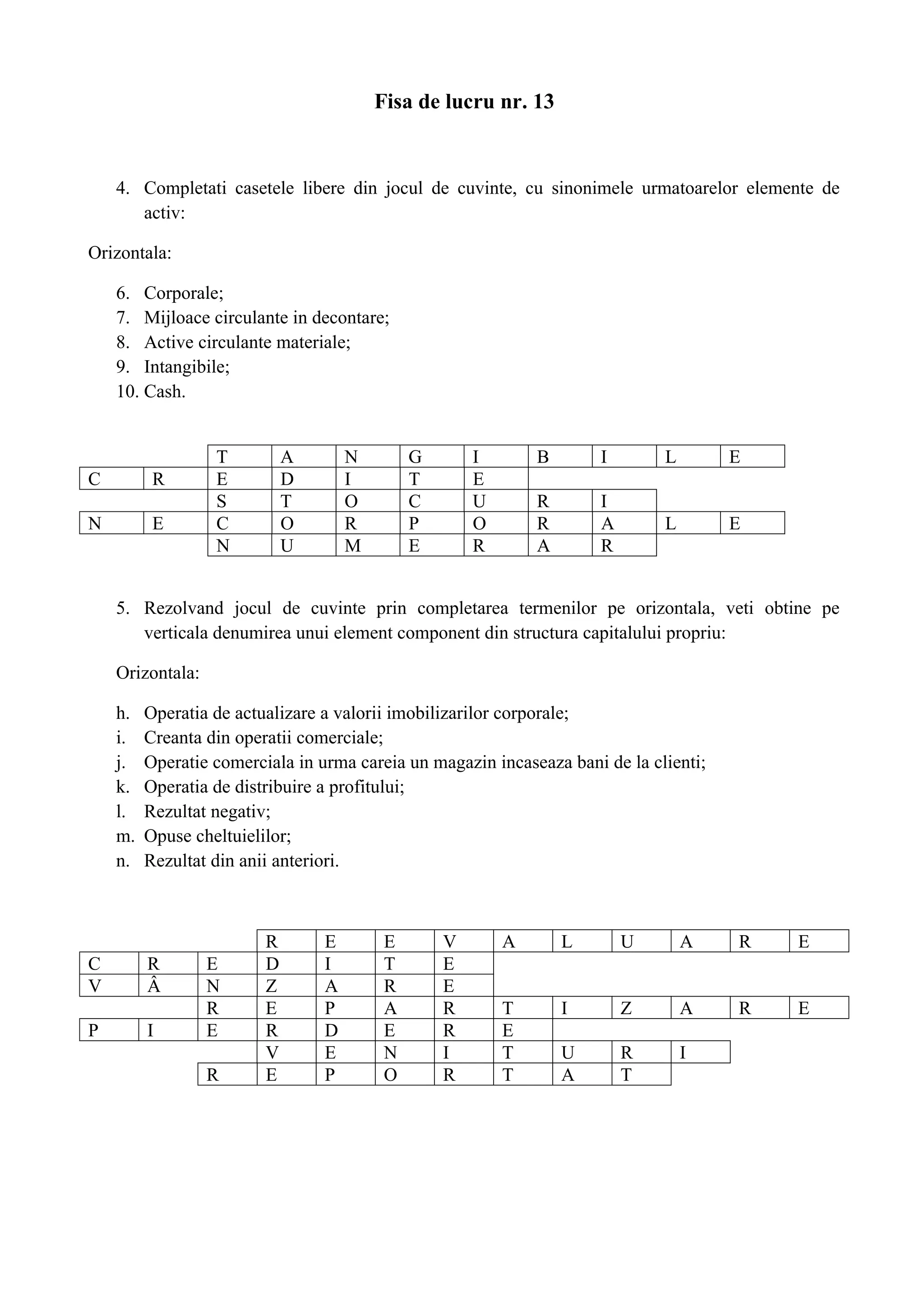 Fisa de lucru Bazele contabilitatii.docx