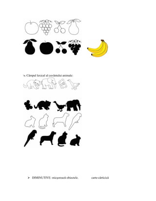 Fisa elevului clase lexicale, camp lexical, familie lexicala | DOC