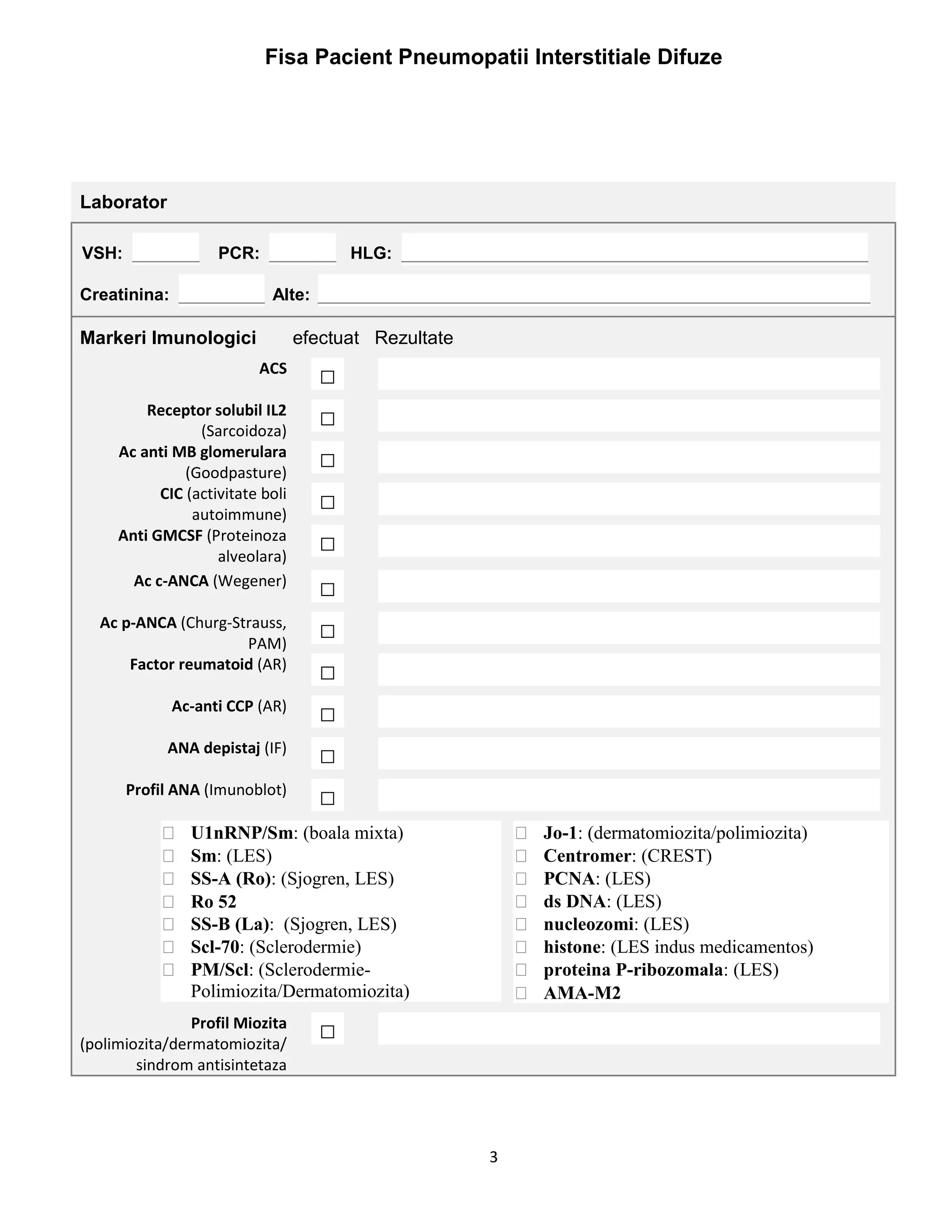 Fisa pacient pid | PDF