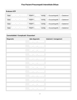 Fisa pacient pid | PDF