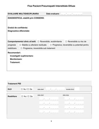 Fisa pacient pid | PDF