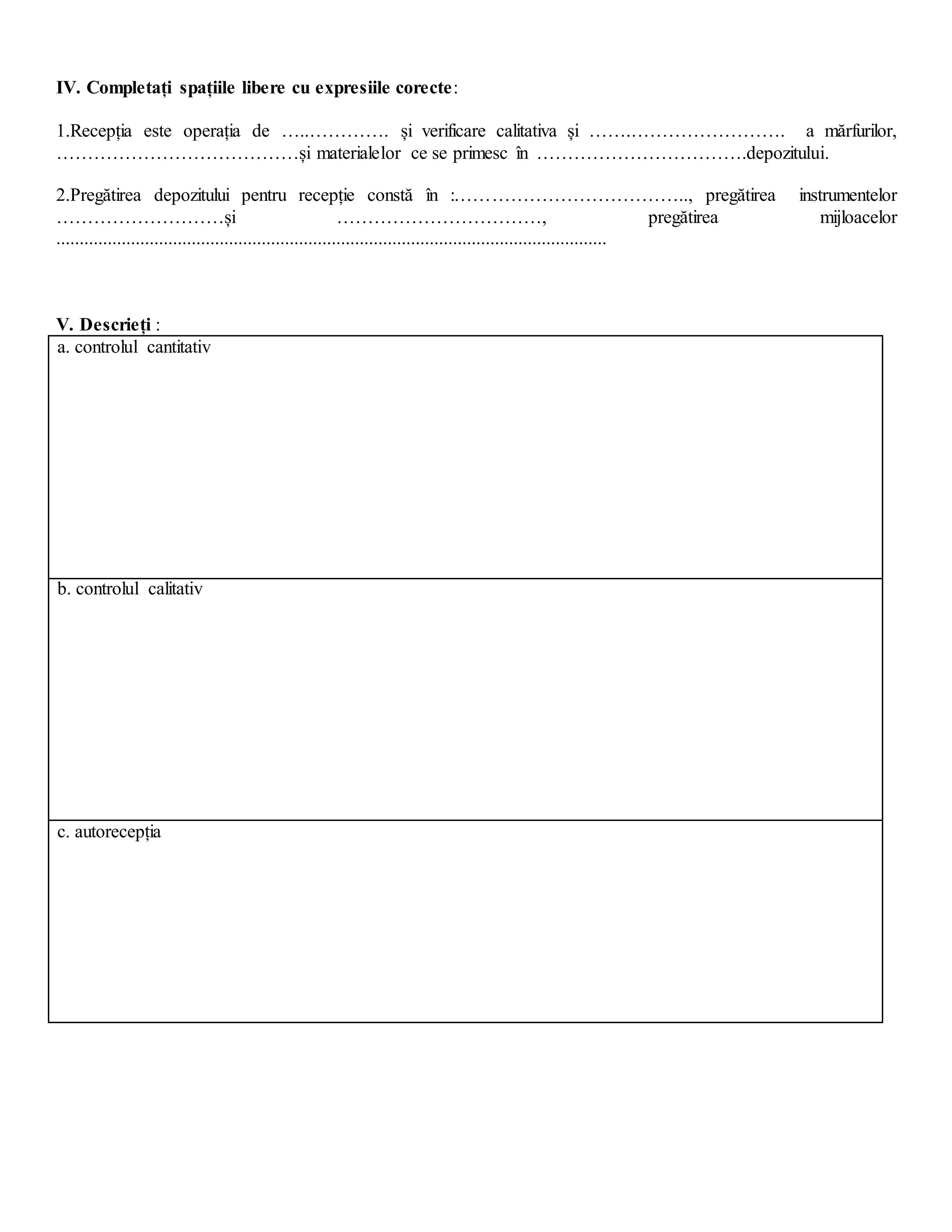 Fisa receptie | PDF