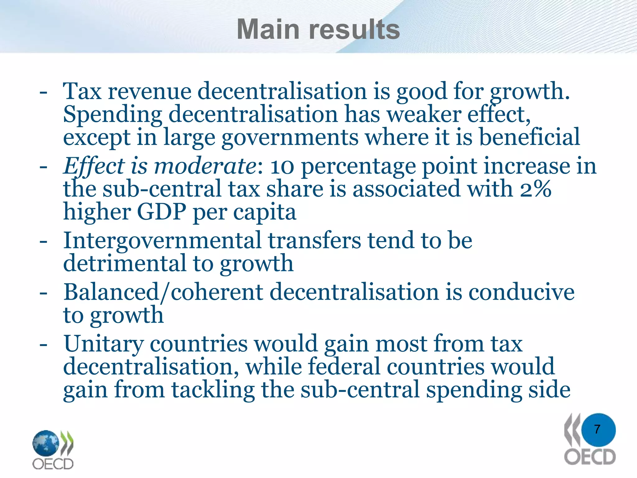 Fiscal Decentralisation and Inclusive Growth | PPSX