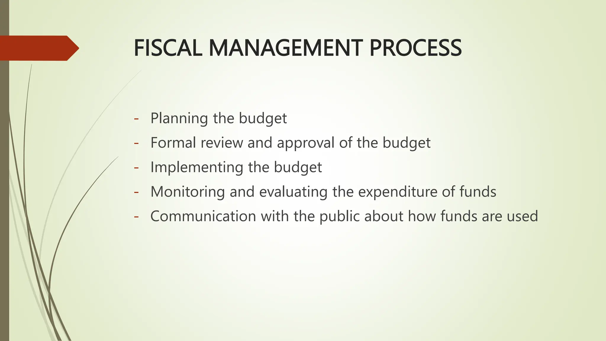 Fiscal-Management. A POWERPOINT PRESENTATION | PPTX