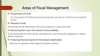 Fiscal-Management. A POWERPOINT PRESENTATION | PPTX
