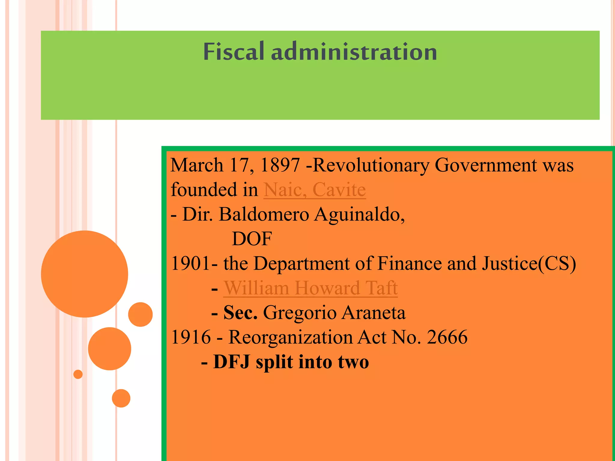 Fiscal Administration by Theresa | PPSX