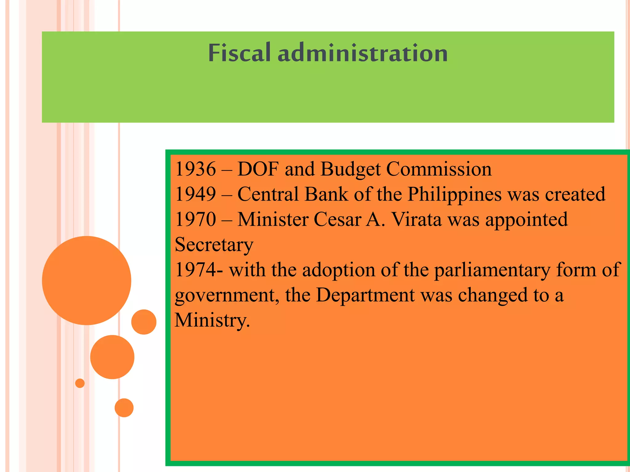 Fiscal Administration by Theresa | PPSX