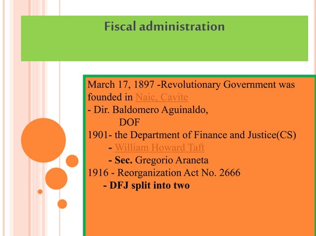 Fiscal Administration by Theresa | PPSX | Business Accounting & Finance ...