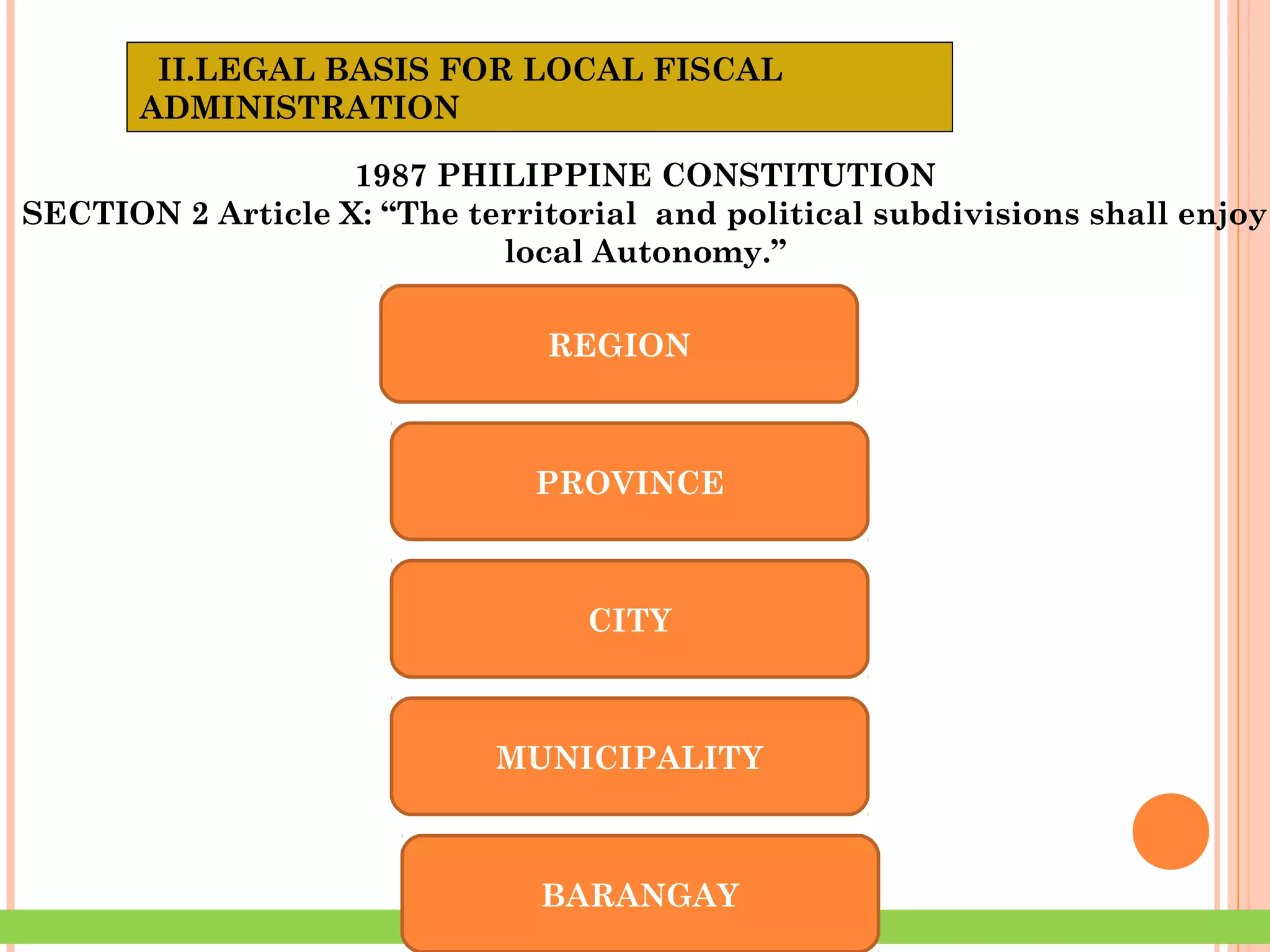 Philippine Public Fiscal Administration by Daisy T. Besing (MPA) | PPT