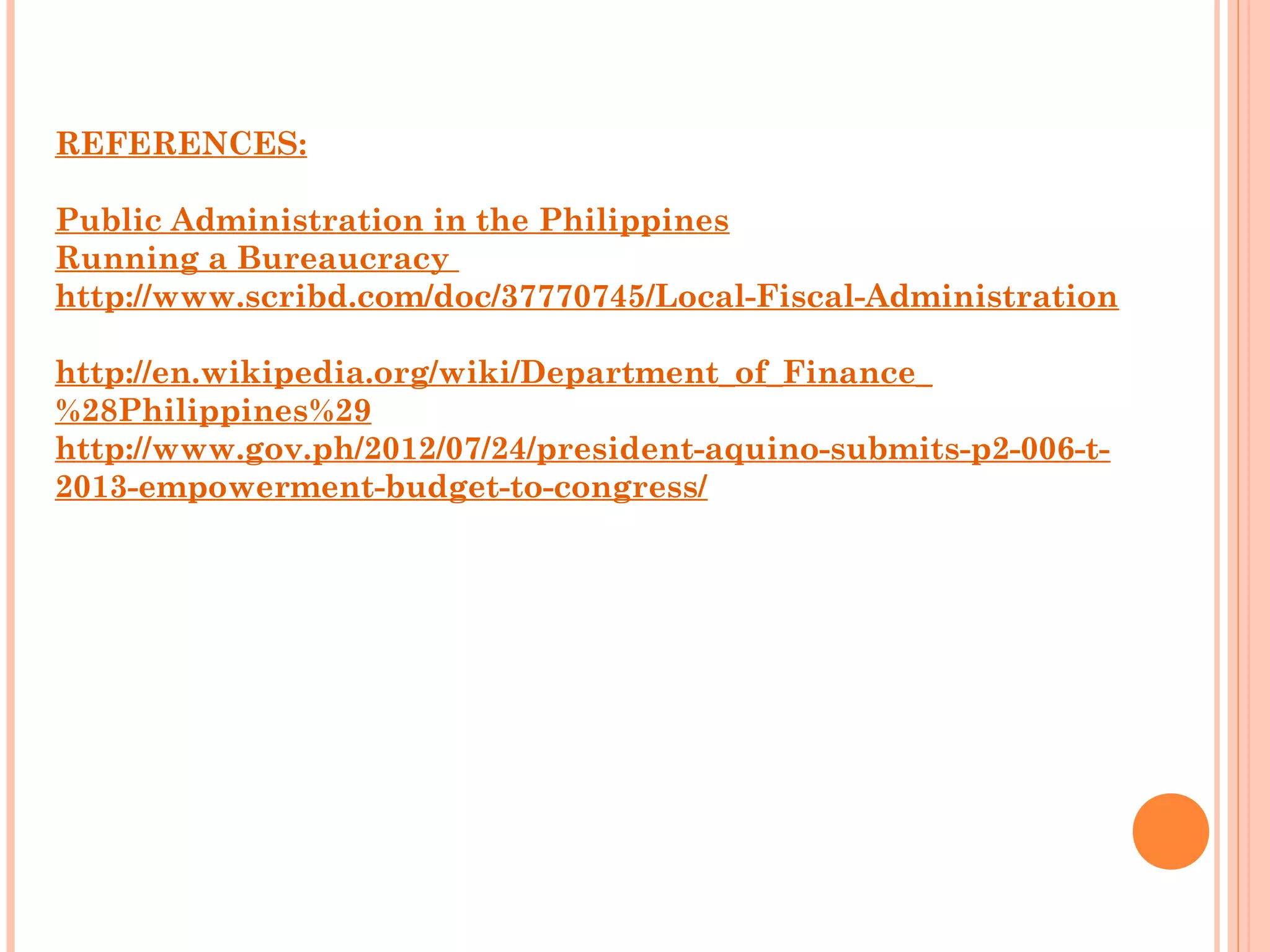 Philippine Public Fiscal Administration by Daisy T. Besing (MPA) | PPT
