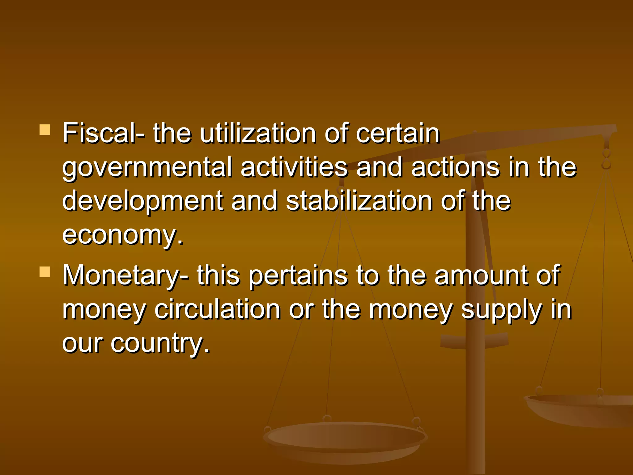 Fiscal and Monetary Policy | PPT