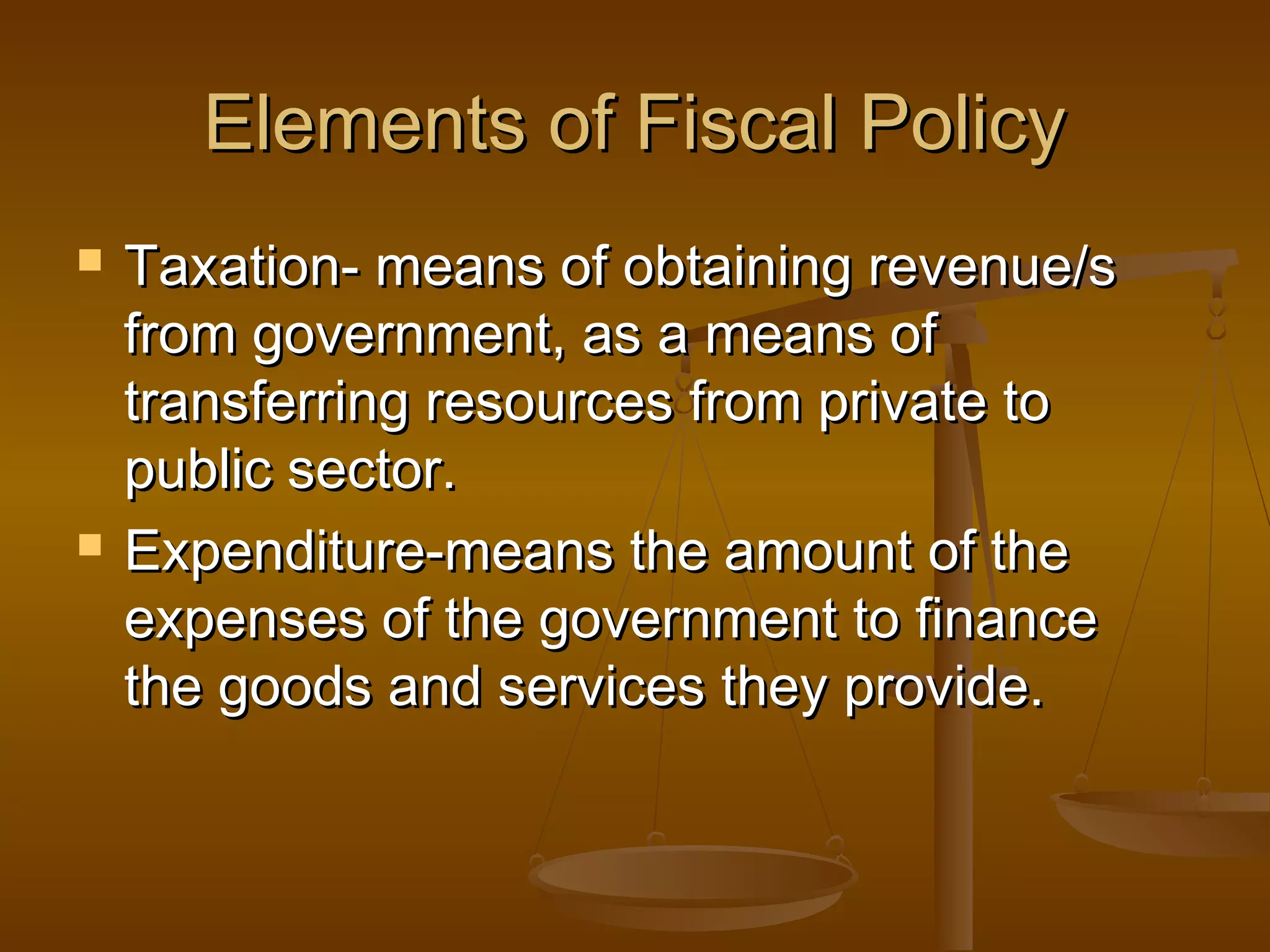 Fiscal and Monetary Policy | PPT