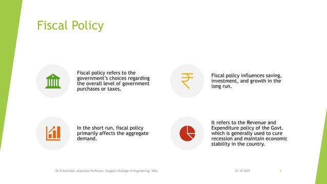 Fiscal and monitory policy | PPTX