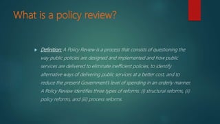 Fiscal consolidation manual | PPTX