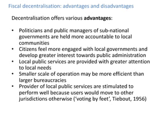 Fiscal federalism | PDF