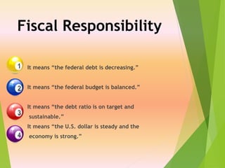 Fiscal management, fiscal responsibility | PPT
