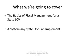 Fiscal management systems for combined c4/c3 organizations | PPTX