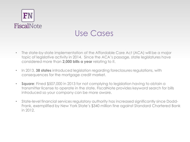 FiscalNote 2014 | PPTX