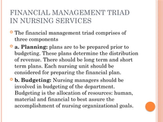 FISCAL PLANNING IN NURSING MANAGEMENT .pptx