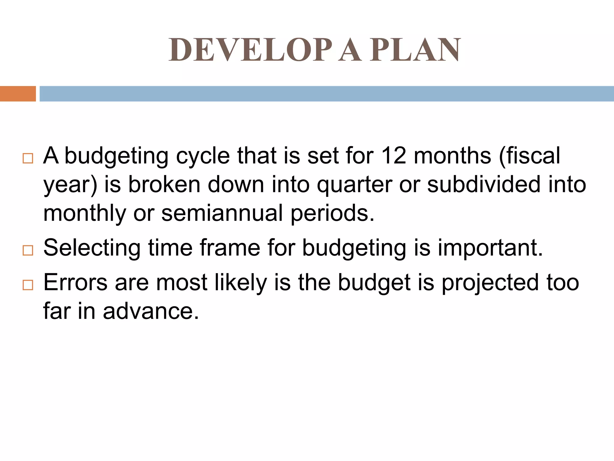 Fiscal planning | PPTX