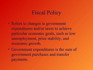 Fiscal policy | PPT