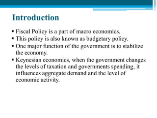 Fiscalpolicy | PPTX