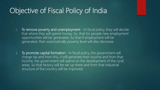 Indian Fiscal policy | PPTX