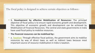 Fiscal policy | PPTX