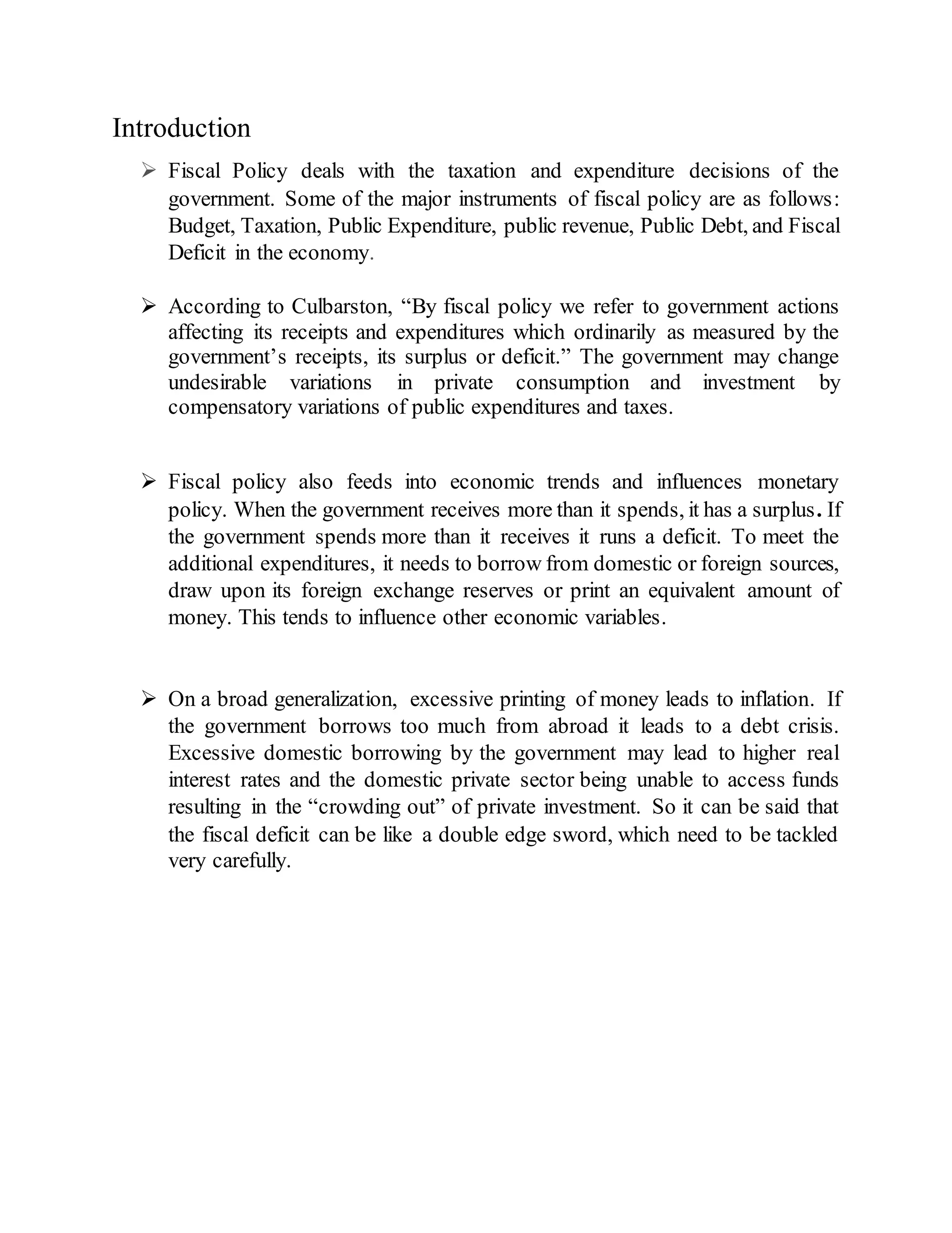 Fiscal policy | DOCX