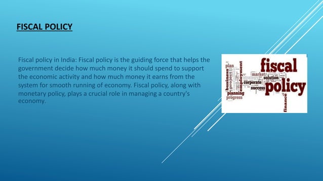Fiscal policy | PPT