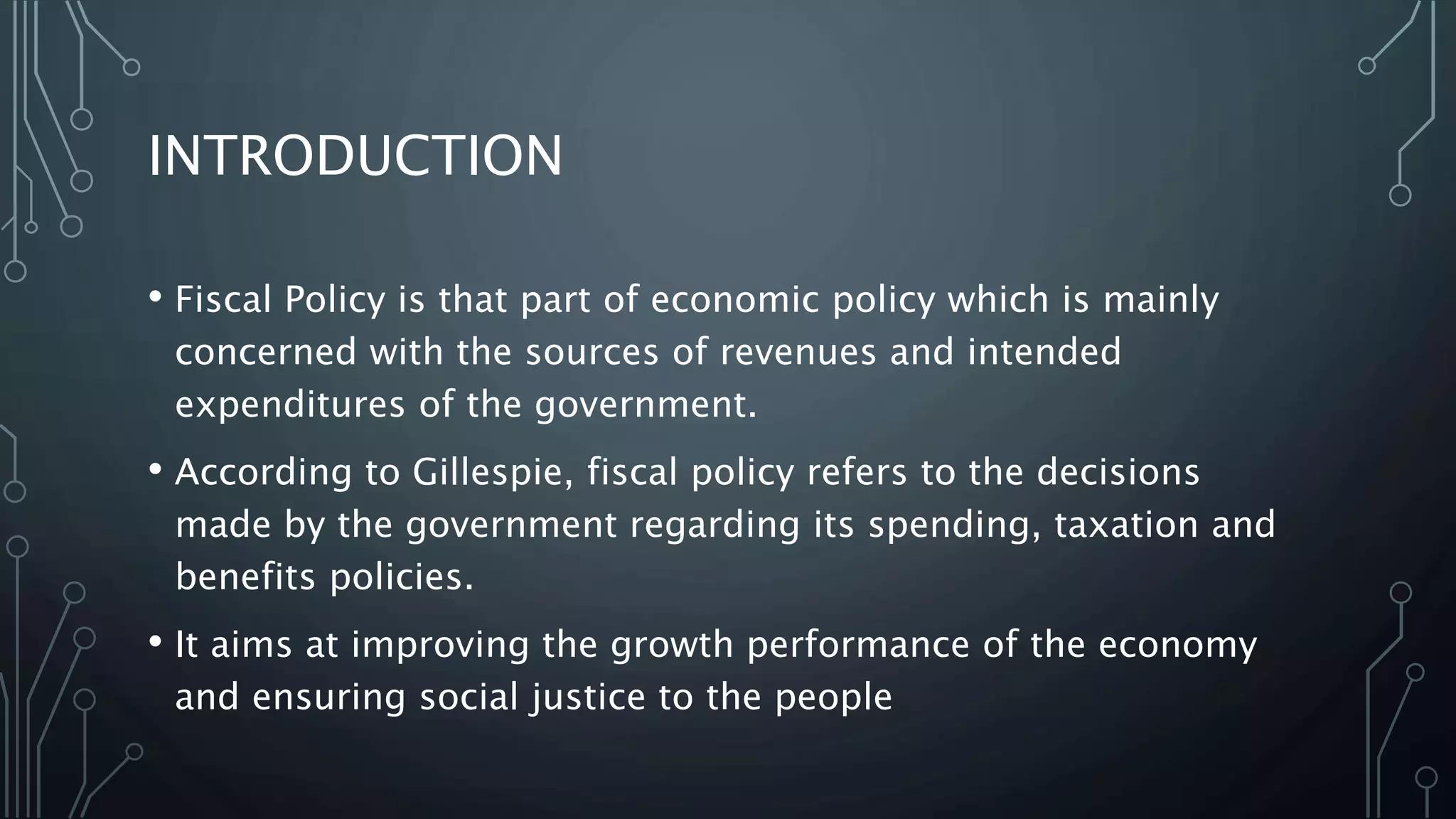 Fiscal policy.pptx | Business Accounting & Finance | Business