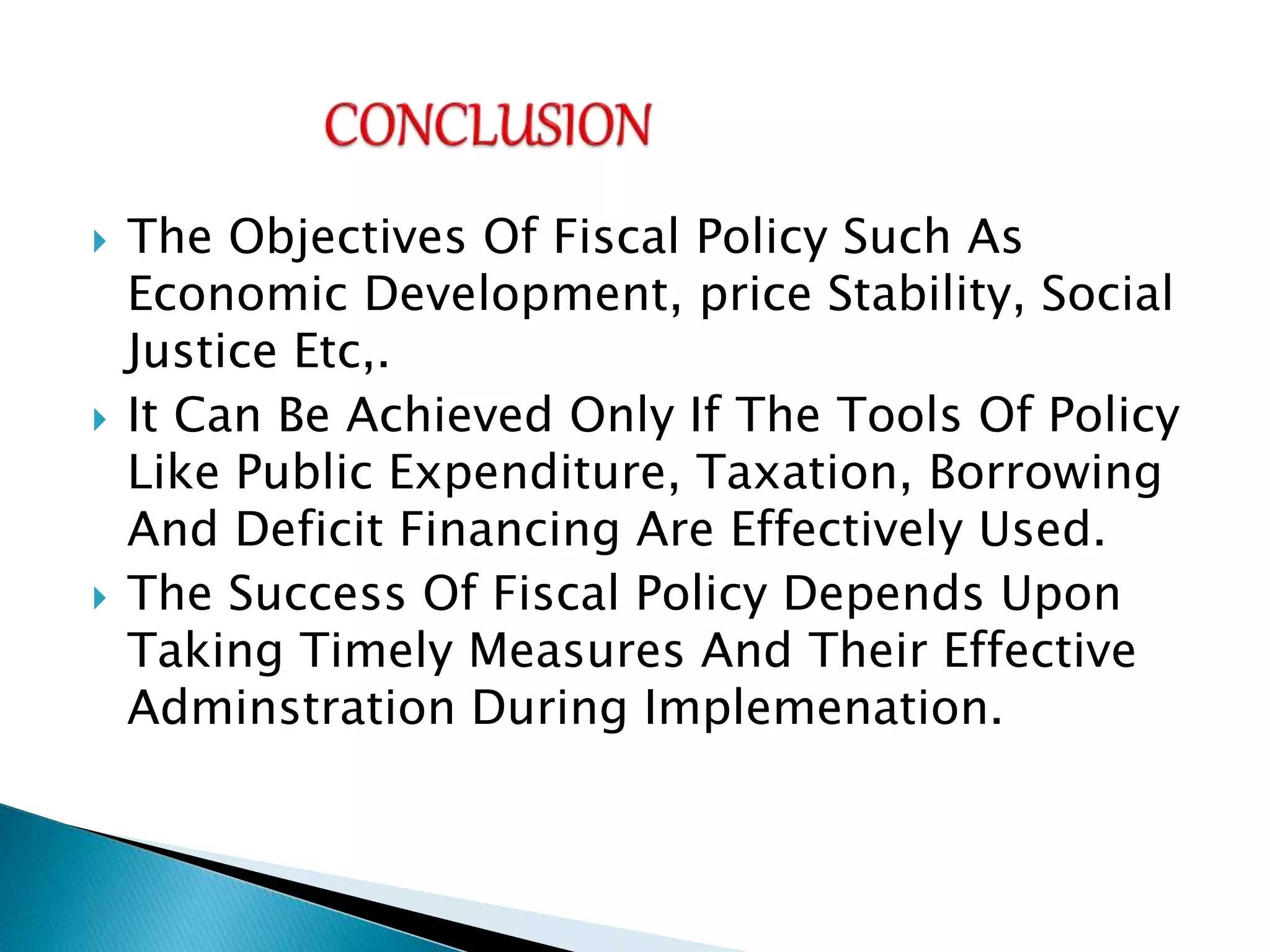 Fiscal policy of india | PPTX