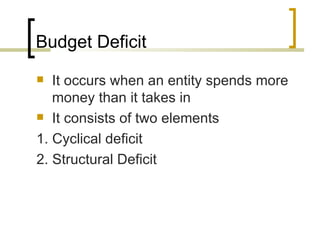 Fiscal policy and budget | PPT